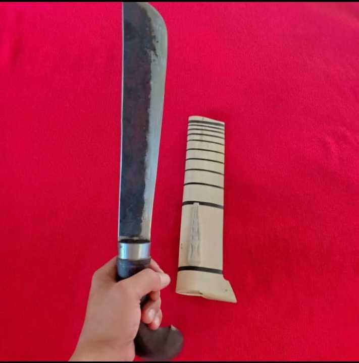 golok daging golok kayu bambu panjang bilah 29cm | Lazada Indonesia