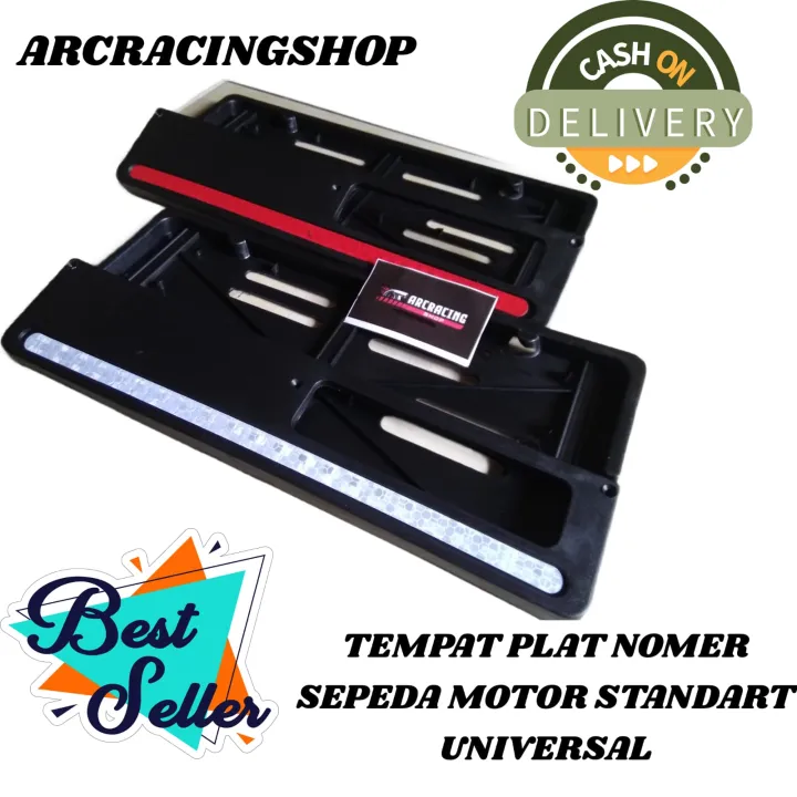 COVER PLAT PELINDUNG PELAT NOMOR MOTOR UNIVERSAL SEMUA MOTOR. | Lazada ...