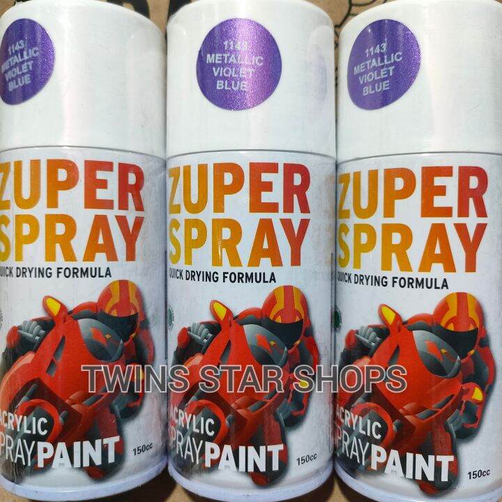 Pilox Pilok Cat Semprot Zuper Warna Metalic Violet Blue 1143 Ungu ...