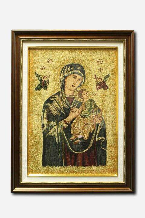 Mother of Perpetual Help Wall Frame (20in.x15in.) [Made of Canvas ...