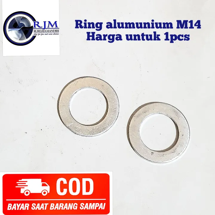 Ring alumunium M14 harga untuk 1biji cocok untuk ring baut tutup ...