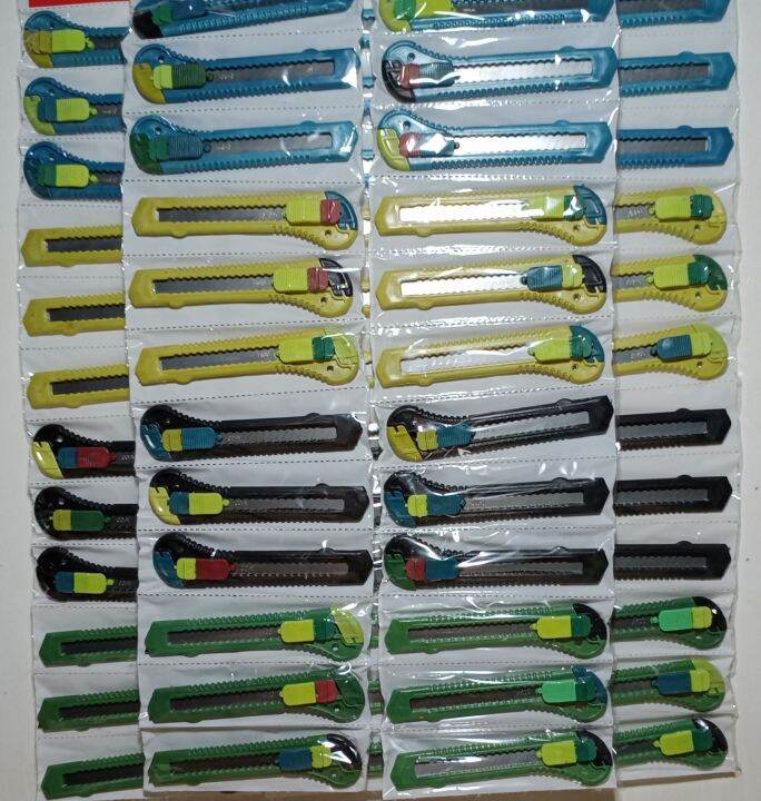 5 lusin 60 pcs cutter pemotongan serbaguna new L 500 cutter warna ...