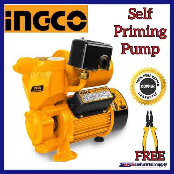 Ingco Water Pump Self Pirming 0.5Hp VPA3705-5 (FREE Plier) | Lazada PH