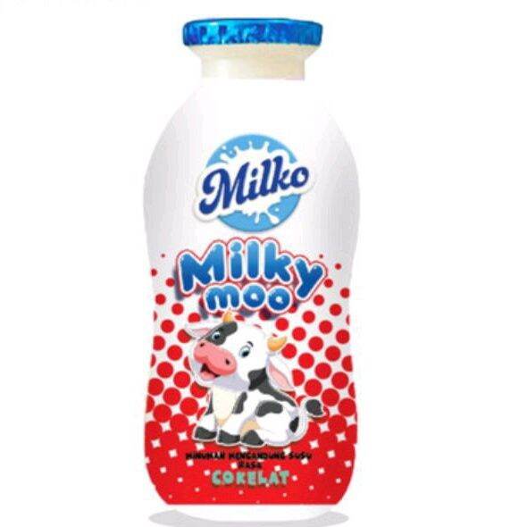 MILKY MOO SUSU UHT BOTOL COKLAT 63ML 1PCS | Lazada Indonesia