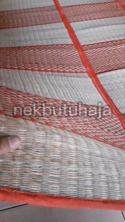 Tikar Lipat Mendong Asli Jumbo / Tiker Lantai Piknik Camping Lesehan ...