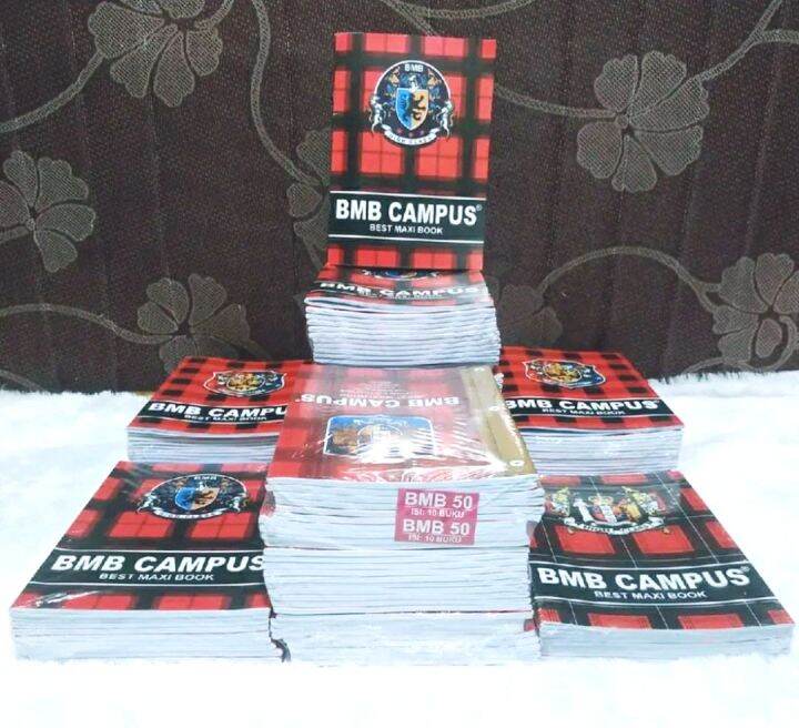 50 lembar BMB campus 1 pack buku tulis | Lazada Indonesia