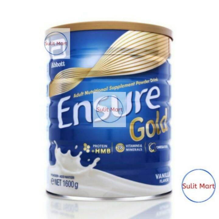 Ensure Gold Vanilla 1.6kg HMB Adult Nutritional Powder Milk Drink | Lazada PH