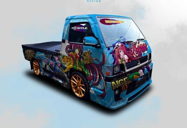 decal sticker pickup Mitsubishi L300 | Lazada Indonesia