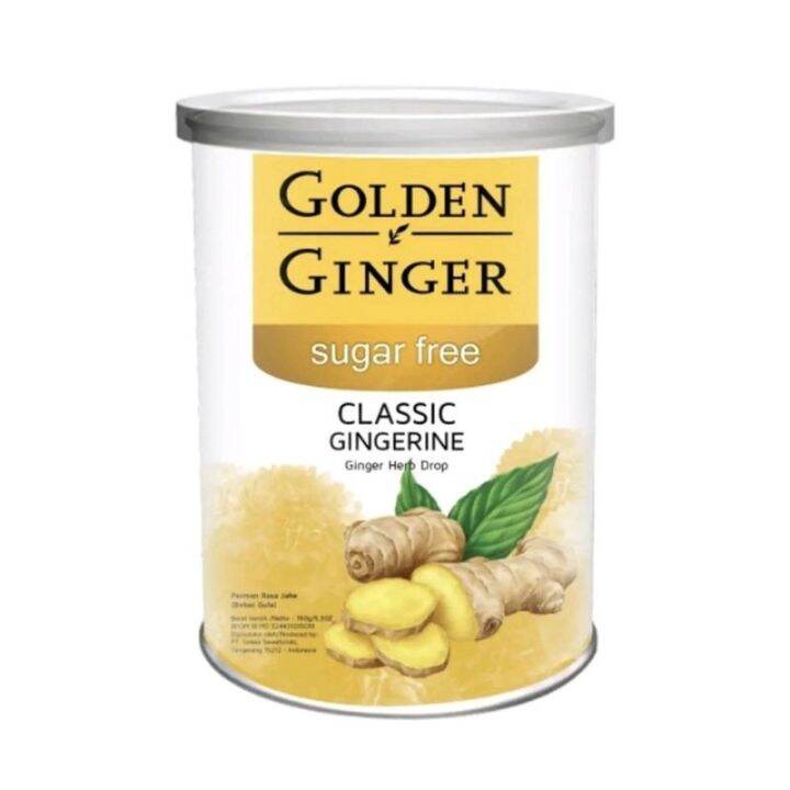 Golden Ginger Can Herb Drop Sugar Free Classic 100gr | Lazada Indonesia