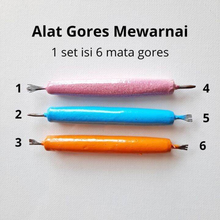ALAT KERIK CRAYON/ ALAT GORES MEWARNAI | Lazada Indonesia