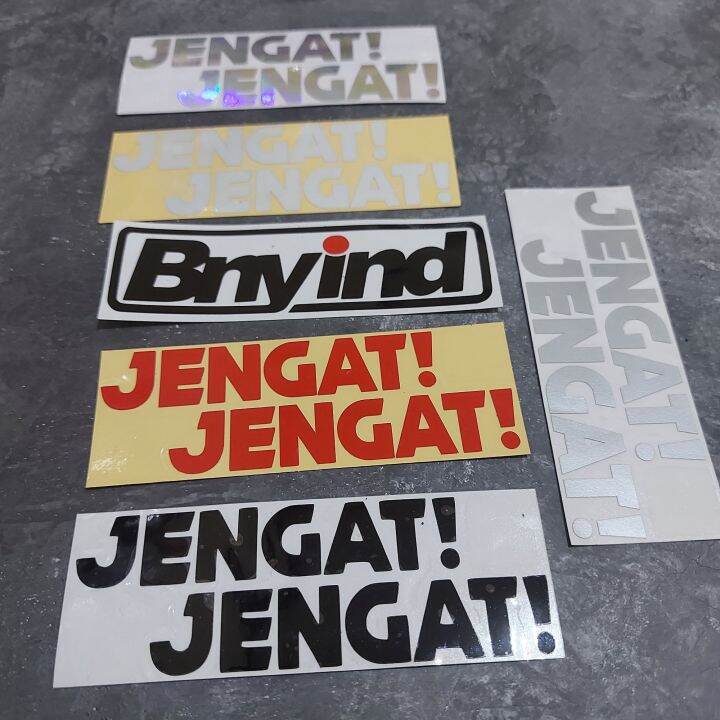 STICKER JENGAT JENGAT CUTTING | Lazada Indonesia
