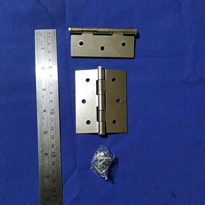 Engsel pintu, jendela kuning. putih / engsel plat kuning. putih 3 inchi ...