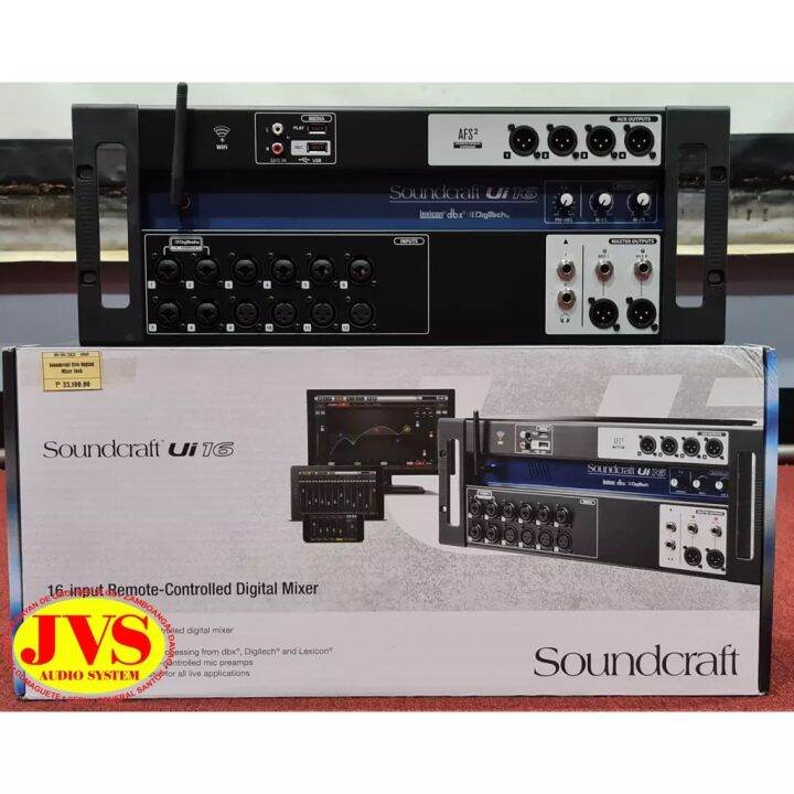 Soundcraft Ui16 16 Channels Digital Mixer | Lazada PH