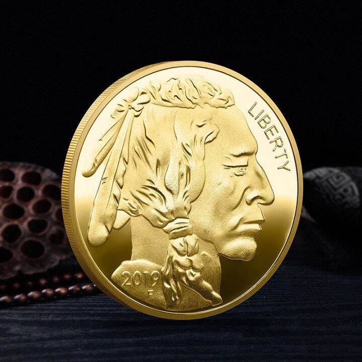 1pc American Buffalo Golden Coin: A Unique Commemorative Medal to Honor ...