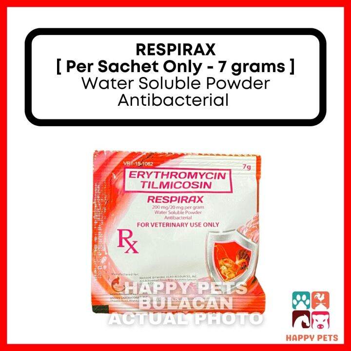 Respirax (Per Sachet Only - 7g) Water Soluble Powder Antibacterial ...