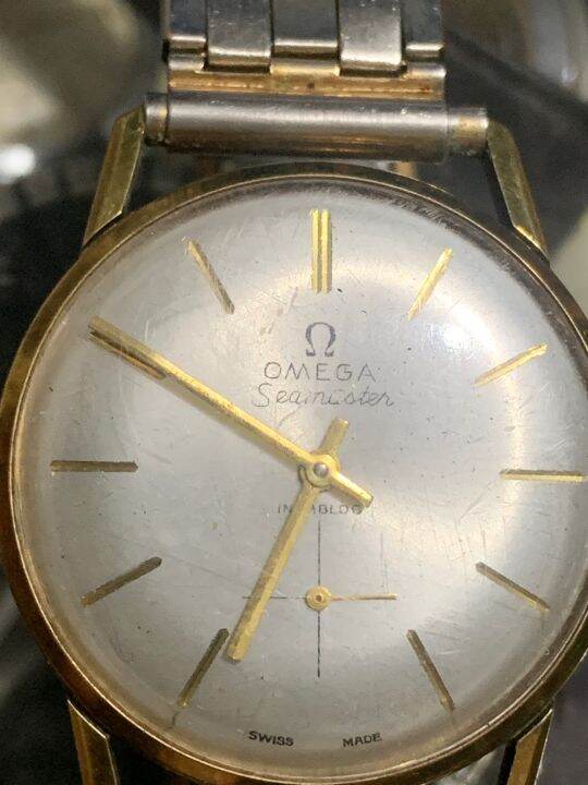 นาฬิกาชายโบราณ หายาก omega seamaster incabloc | Lazada.co.th