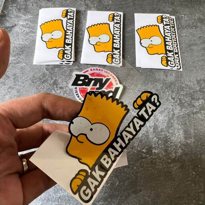 Sticker Stiker GAK BAHAYA TA cutting | Lazada Indonesia