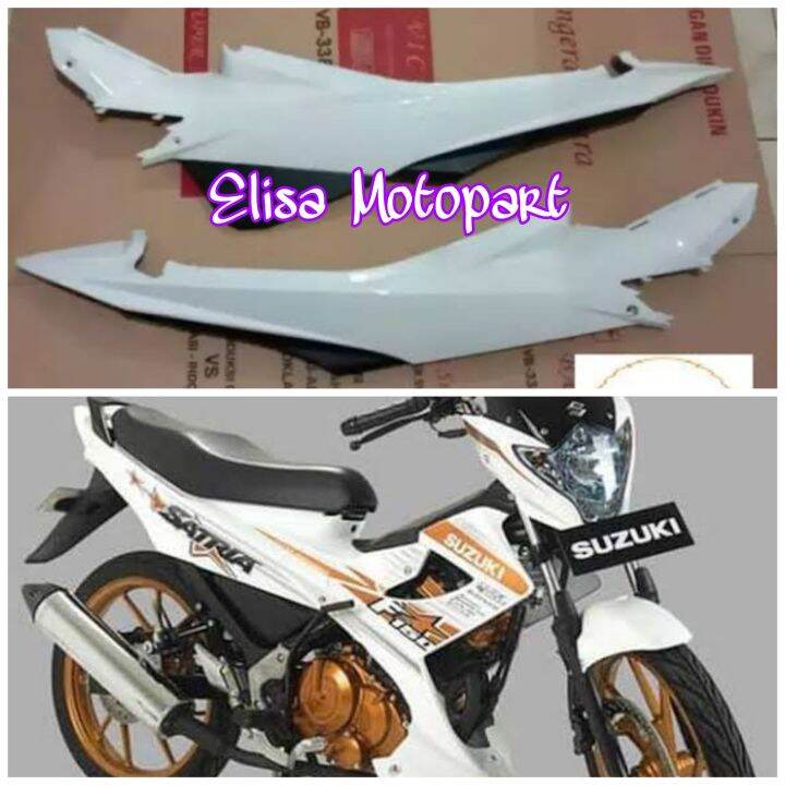 BODI BODY SATRIA FU FACELIFT TAHUN 2014 2015 WARNA PUTIH BODI SATRIA ...