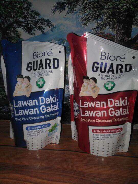 biore guard antibacterial body foam 450ml | Lazada Indonesia