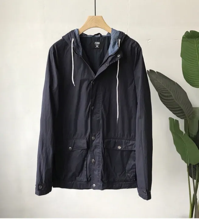 เสื้อทหาร เสื้อฮู้ด เสื้อคลุม Jacket ฮู้ด ☮️แบรนด์ 💢FSBN💢 (JK477 ...