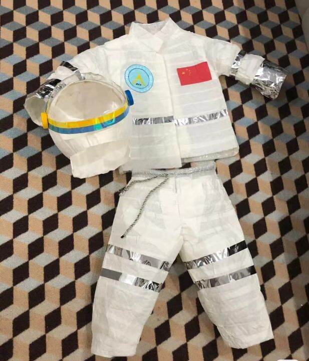 Children's Space Suit Astronaut Environmental Protection Clothing DIY ...