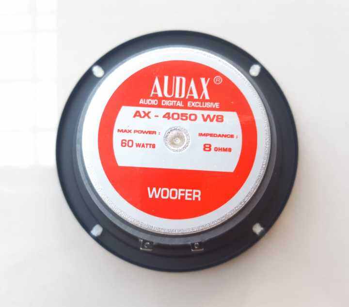 AUDAX Speaker 4 Inch 4,5 Inch Daya 60 Watt AX-4050 Woofer ASLI | Lazada ...
