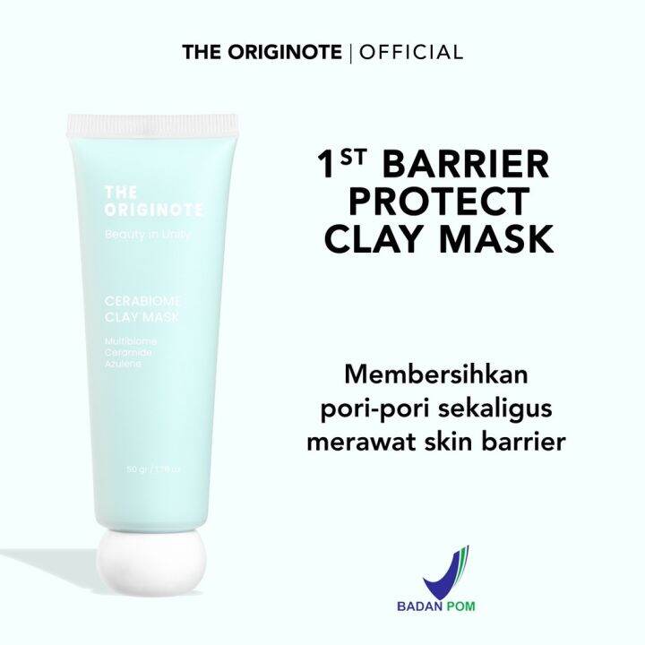 The Originote Cerabiome Clay Mask 50gr Masker Membersihkan Wajah Pori ...