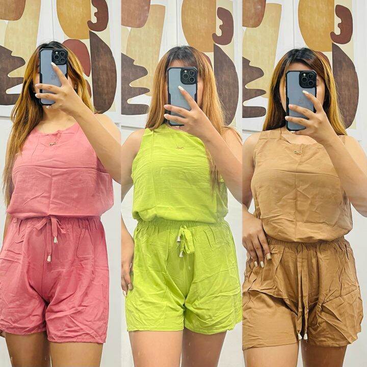 CHALLIS SANDO SHORT TERNO SMALL TO LARGE | Lazada PH