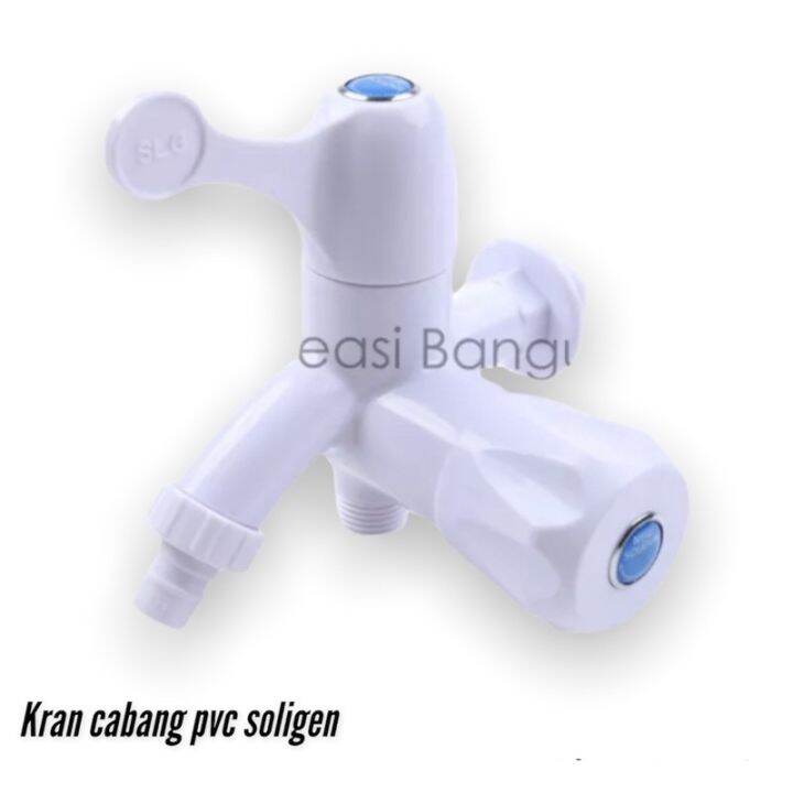 Kran cabang shower pvc Soligen putih s9 s10 s13 | Lazada Indonesia