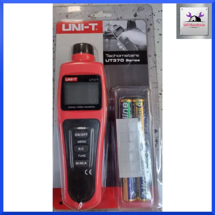 UNI-T UT371 เครื่องวัดรอบมอเตอร์ วัดรอบมอเตอร์ เครื่องวัดความเร็ว ด้วย ...