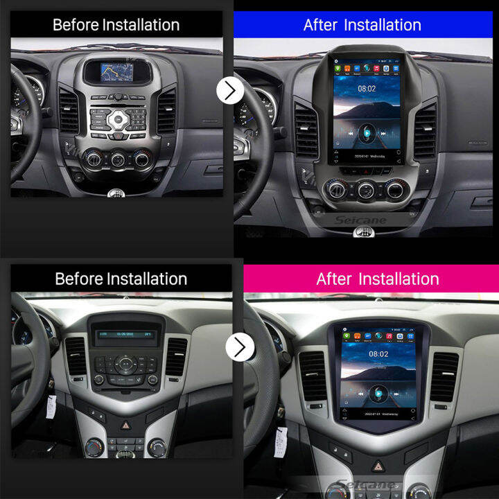 Seicane 9.7 inch Tesla style IPS Touchscreen Android 10.0 Head Unit for ...