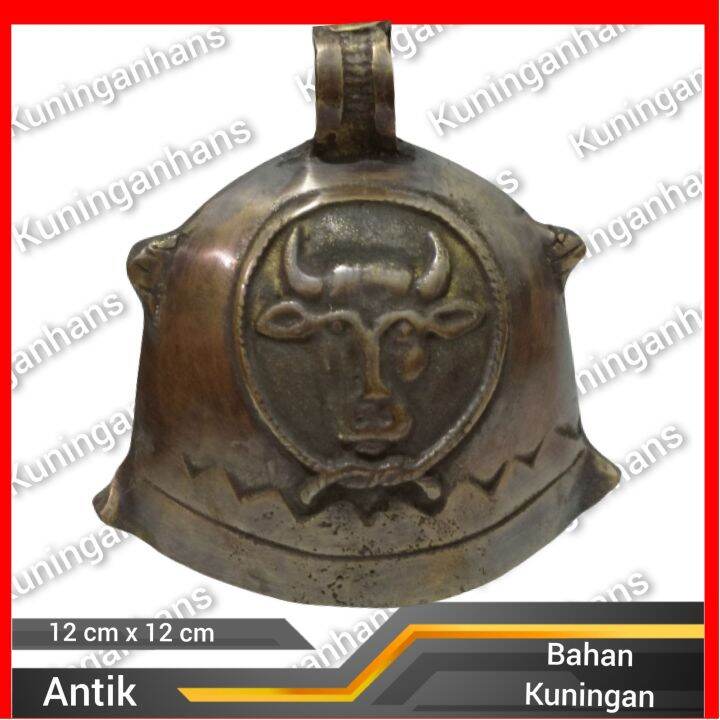 lonceng sapi besar 12 cm x 12 cm kuningan kluntung klontongan genta ...