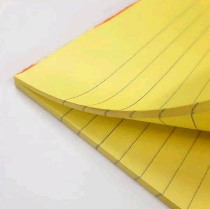 Yellow Pad | 1 Whole PAD | Assorted Brand | Pad Paper | Lazada PH