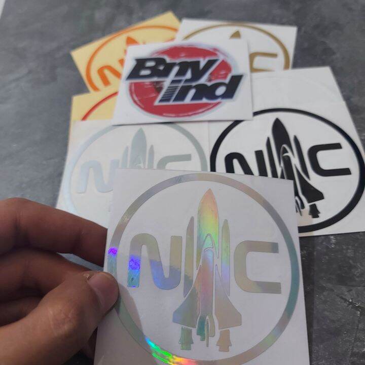 STICKER NIC NASA BULAT CUTTING | Lazada Indonesia