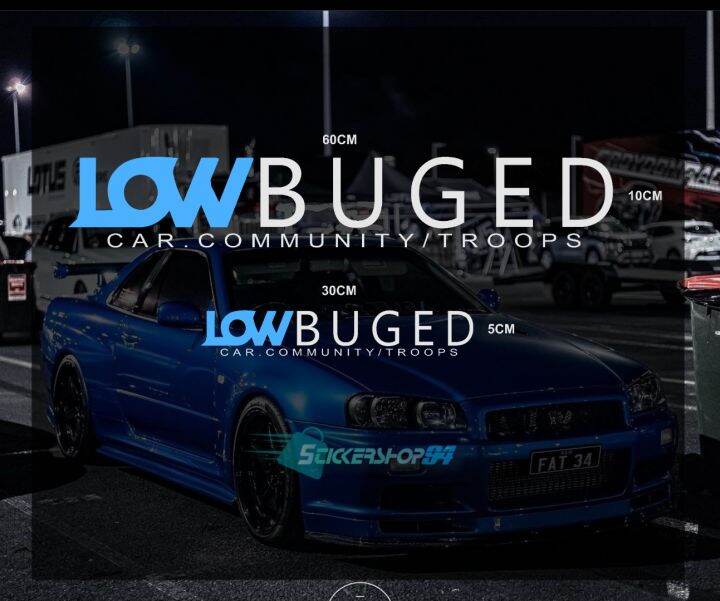 stiker mobil low budged | Lazada Indonesia