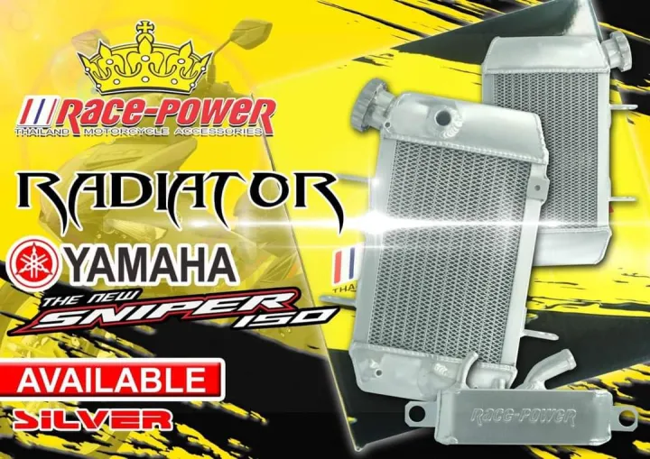 RACE POWER RADIATOR FOR SNIPER 150(SILVER) | Lazada PH