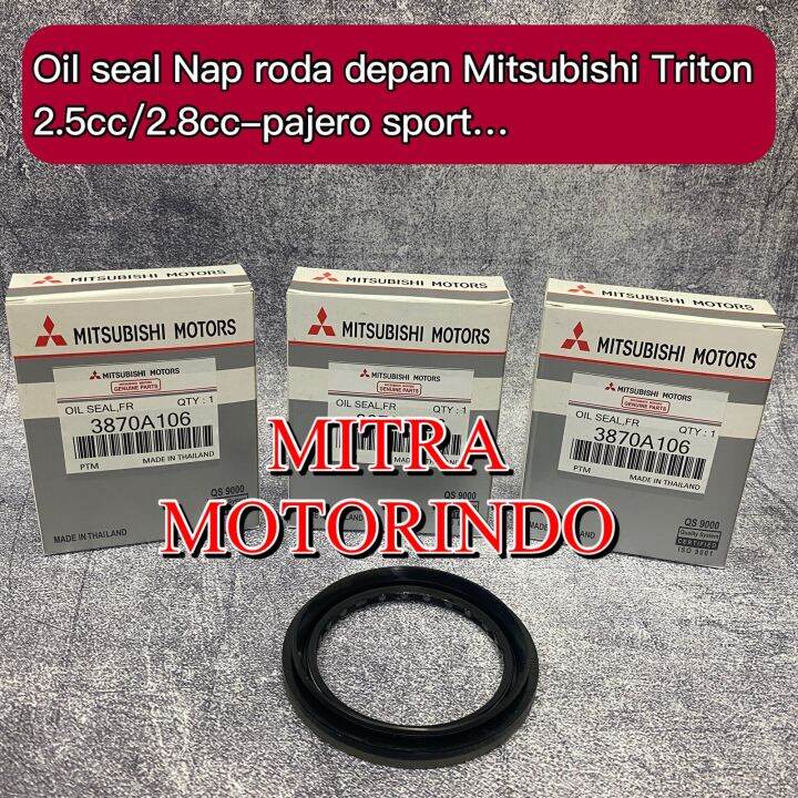 Seal front wheel-seal roda depan pajero sport/triton 2.5cc/2.8cc ...