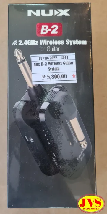 Nux B-2 Guitar Wireless System Transmitter and Receiver | Lazada PH