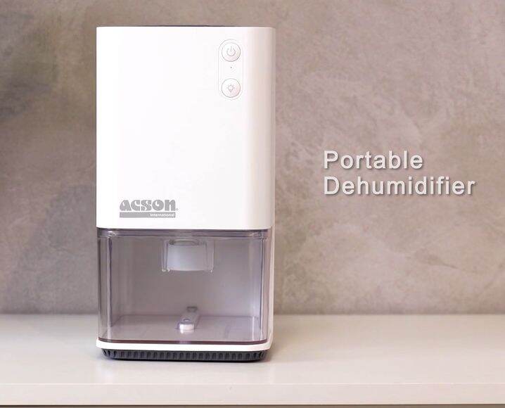 Acson Portable Dehumidifier (1.2L) APD12A - Moisture Absorber | Lazada