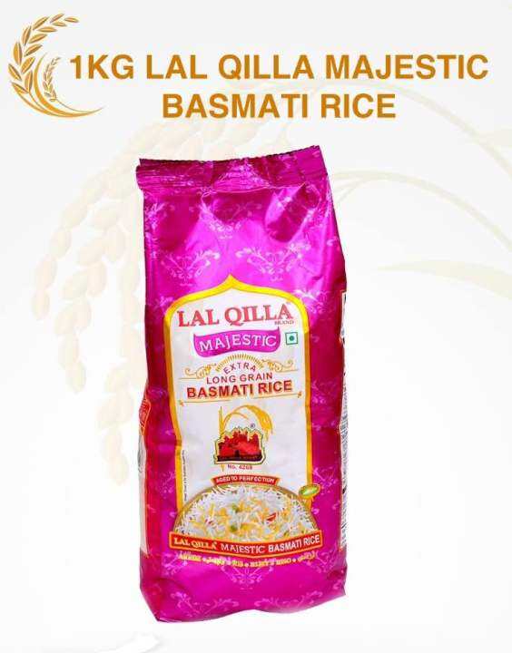 Lal Qilla Majestic Basmati Rice 1kg packing | Lazada PH