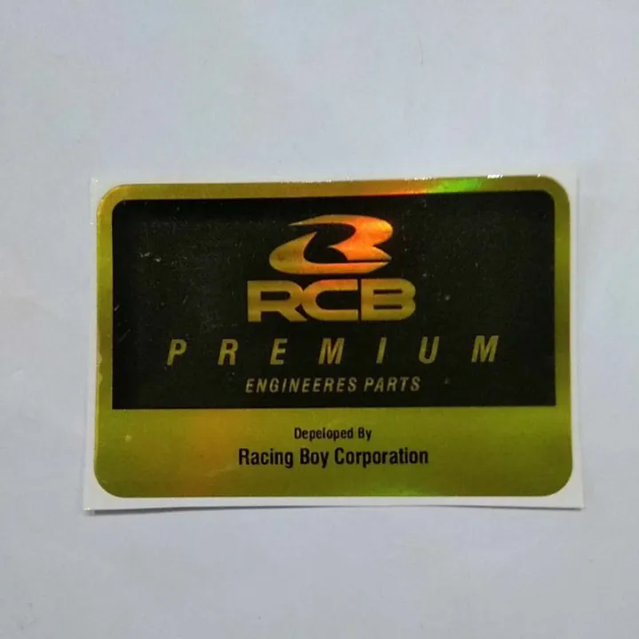 sticker rcb premium gold | Lazada Indonesia