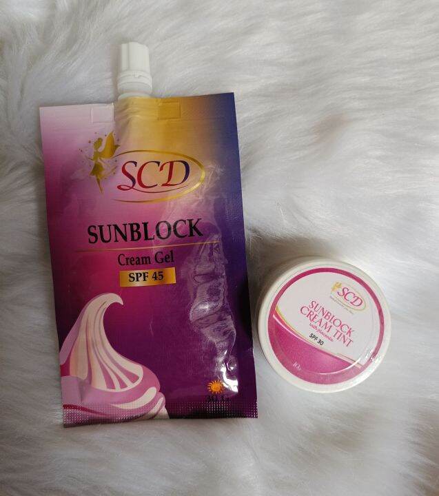 CBH - SCD Sunblock Cream Gel Spf45 / 10g / 50g | Lazada PH