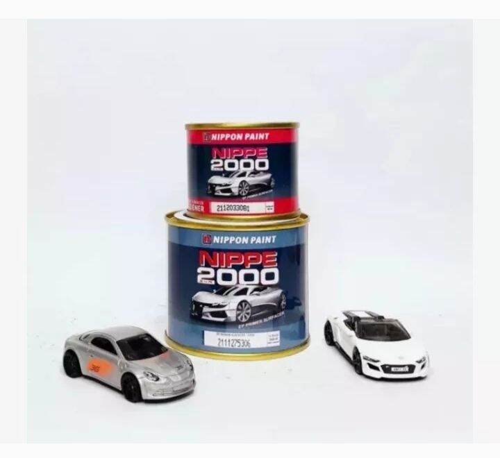 EPOXY NIPPE 2000 Epoksi Efoksi Foksi cat dasar motor - cat dasaran Abu ...