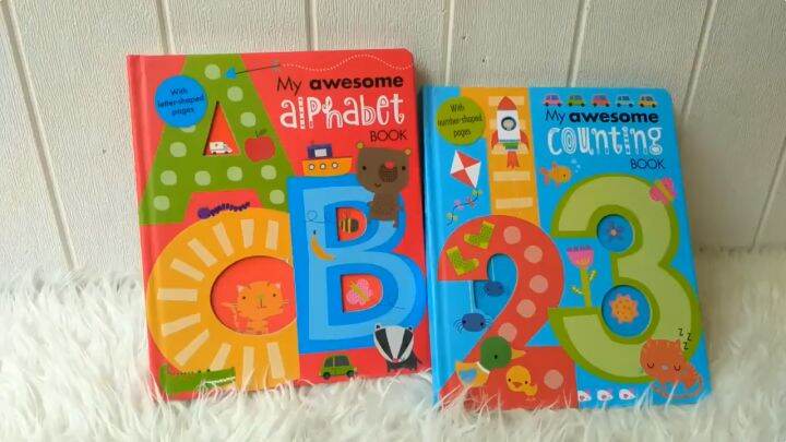 หนังสือ หนังสือภาษาอังกฤษ My Awesome Alphabet Counting Book Board Book ...