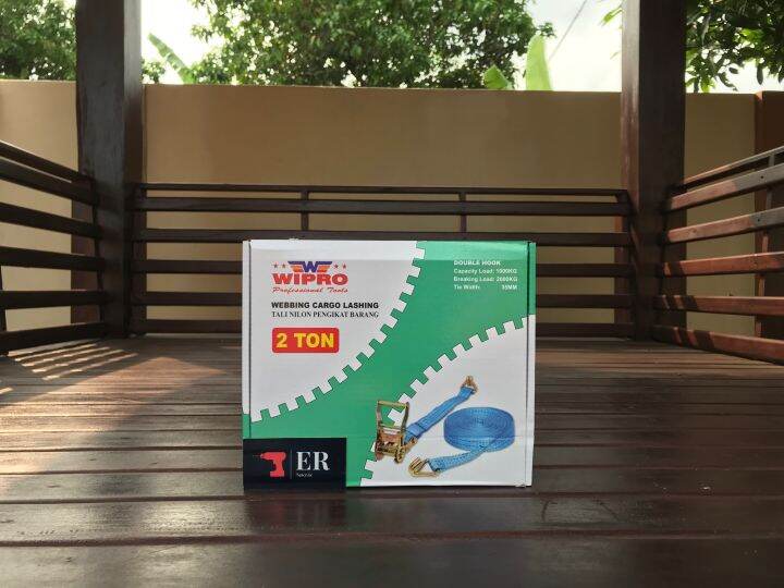 Tali WIPRO 2 Ton x 6m Webbing Cargo / Tali Pengikat / Tali Miniatur ...
