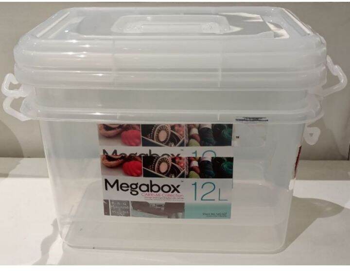 Megabox 12L Clear Storage Box with Handle | Lazada PH