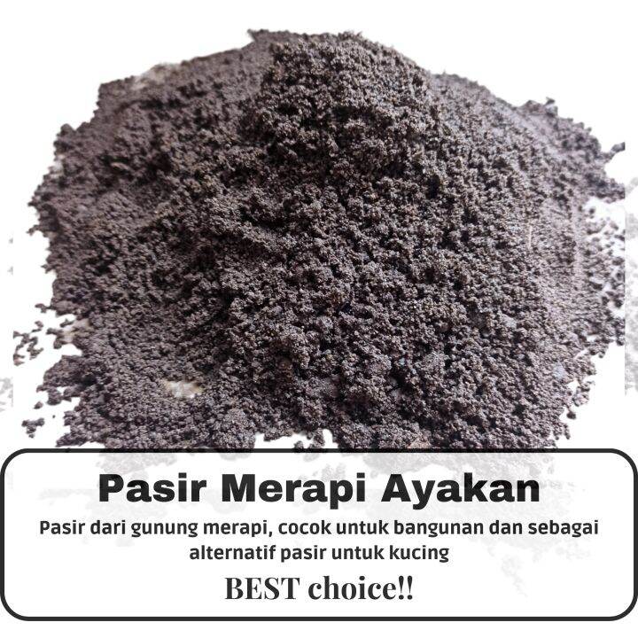 pasir merapi ayakan kemasan 1 kg | Lazada Indonesia
