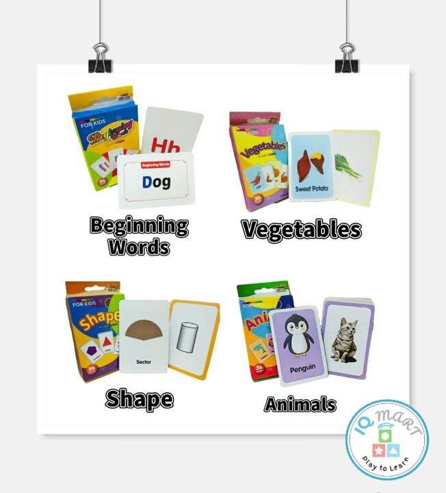 IQ Mart 【ABC Flash Cards】 Kad Imbasan Alphabet Vocabulary Learning ...