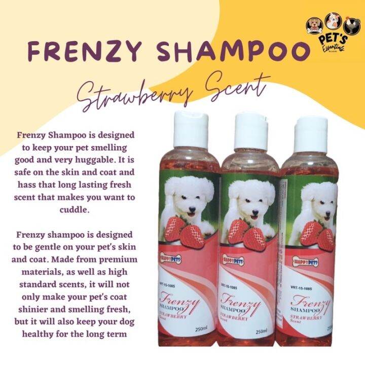 Frenzy Shampoo Strawberry Scent and Tommy Girl Scent 250ml | Lazada PH