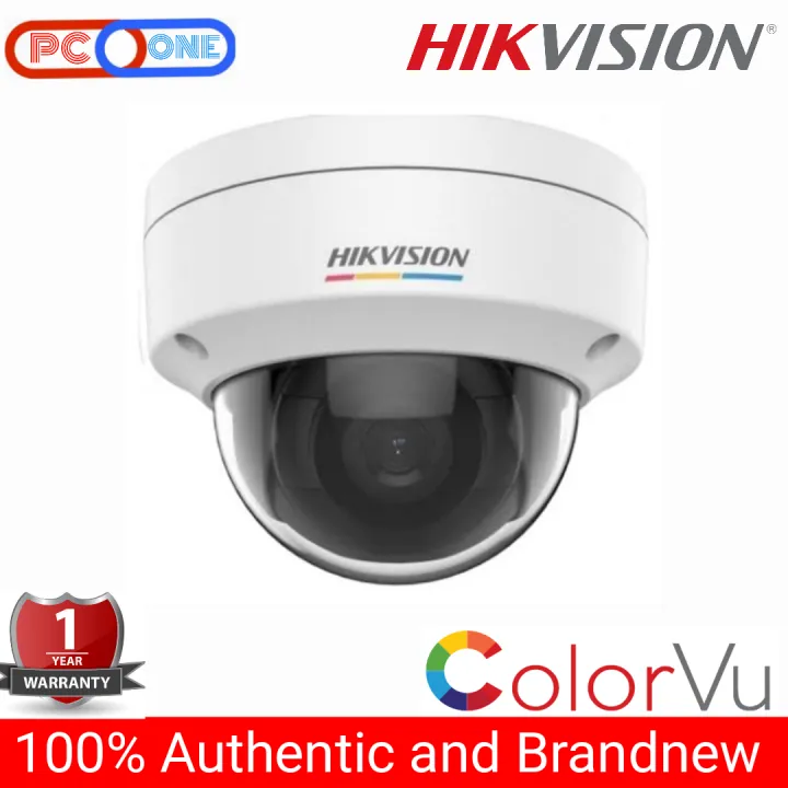 HIKVISION ColorVu Lite DS-2CD1147G0-(C)(4.0) 4MP 4.0mm Lens IP67 Turret IPC [12VDC/PoE, Metal ...
